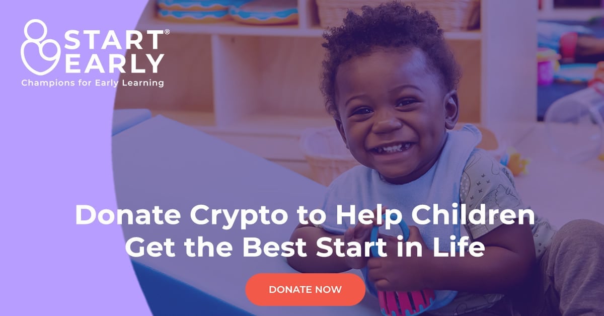Donate Crypto to Help Children Get the Best Start in Life